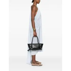 Hereu Calf Leather Shoulder Bag - Black
