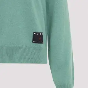 Marni Polo Neck Sweater - Green