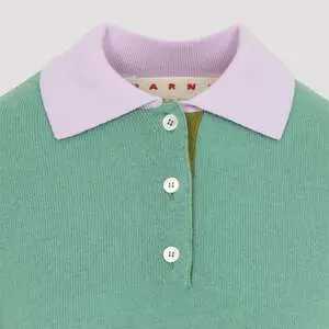 Marni Polo Neck Sweater - Green