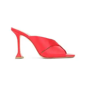 Amina Muaddi Salma 95 Slipper - Red