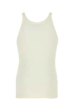 Dolce & Gabbana Ivory Cotton Tank Top