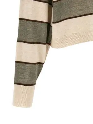 Brunello Cucinelli Sparkling Stripes' Polo Shirt