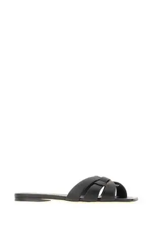 Saint Laurent Flat Mule Sandals - Multicolor