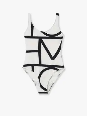 TOTEME One-piece Swimsuit With Monogram Print - Multicolor