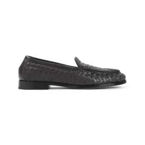 Bottega Veneta Silenzio Supple Intrecciato Loafer - Brown