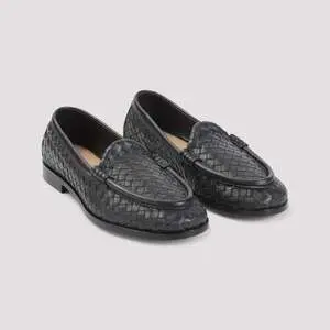 Bottega Veneta Silenzio Supple Intrecciato Loafer - Brown