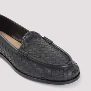 Bottega Veneta Silenzio Supple Intrecciato Loafer - Brown