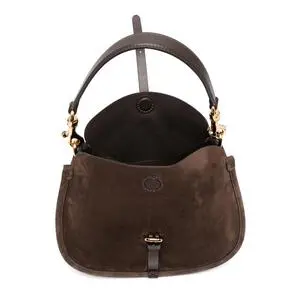 Etro Leather Satchel Bag - Brown