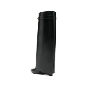 Givenchy Knee-high Wedge Heel Shoes - Black