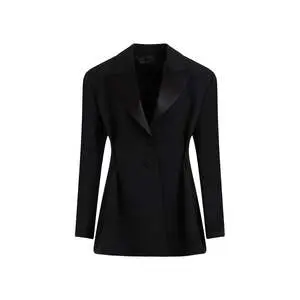 Givenchy Virgin Wool Tailored Jacket - Black