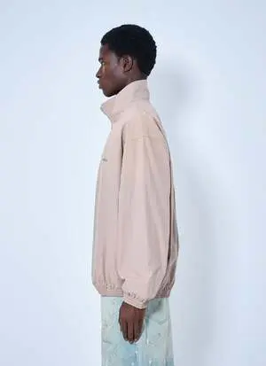 Acne Studios Logo Printed Zip-up Jacket