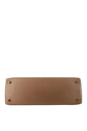 TOTEME T-lock Top Handle Bag - Brown