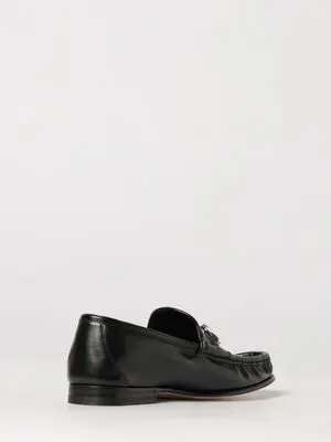 Gucci Lugano Smooth Leather Loafers With Gold-tone Horsebit Detail - Black