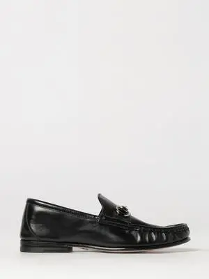 Gucci Lugano Leather Loafers - Black