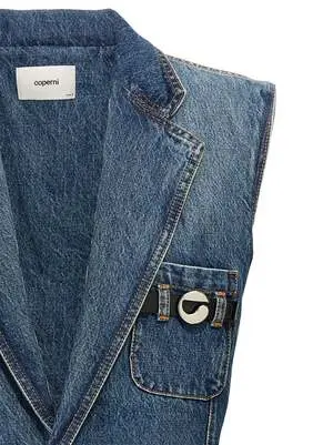 Coperni Delavé Cotton Denim Vest