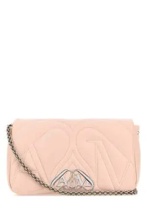 Alexander McQueen Leather Small Seal Shoulder Bag - Pink