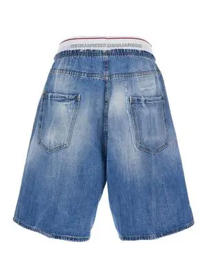 Dsquared2 Denim Shorts - Multicolor