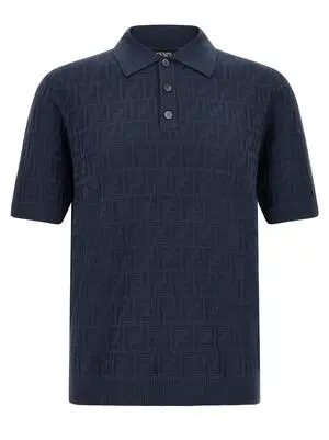 Fendi Ff Cotton Polo Shirt