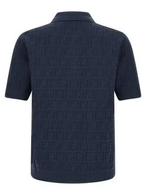 Fendi Ff Cotton Polo Shirt