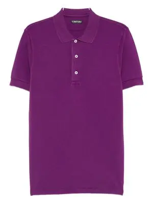 TOM FORD Cotton Blend Polo Shirt