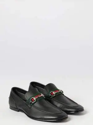 Gucci Como Leather Loafers - Black
