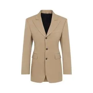 Celine Wool Colonne Jacket - Brown