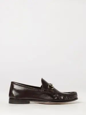 Gucci Lugano Smooth Leather Loafers With Horsebit Detail - Brown