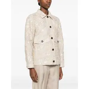 Brunello Cucinelli Neutrals Jackets Oversized Jackets
