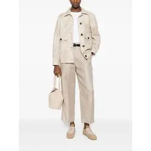Brunello Cucinelli Neutrals Jackets Oversized Jackets