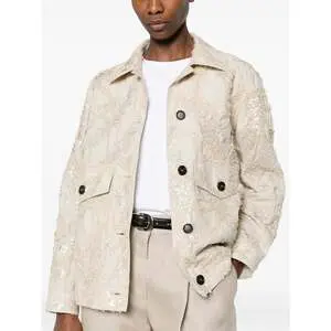 Brunello Cucinelli Neutrals Jackets Oversized Jackets