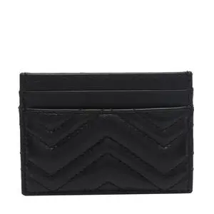 Gucci Gg Marmont Cards Holder - Black