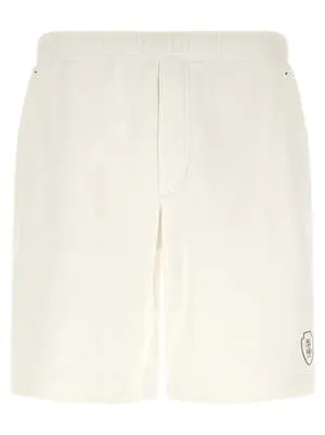 Brunello Cucinelli Interlock Cotton Bermuda Shorts - White