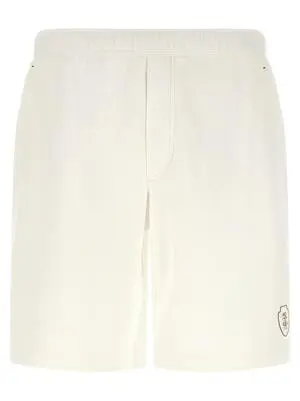 Brunello Cucinelli Interlock Cotton Bermuda Shorts - White