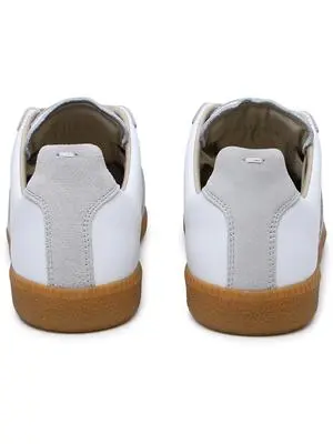 MAISON MARGIELA Leather Replica Sneaker - White