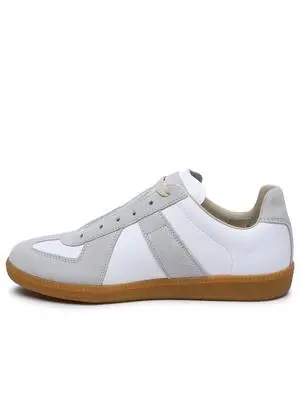 MAISON MARGIELA Leather Replica Sneaker - White