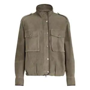 Brunello Cucinelli Jackets Leather Jackets - Green