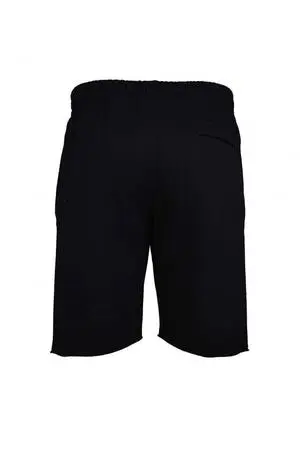 Off-White Cotton Logo Print Shorts