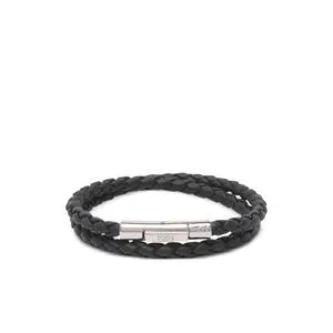 TOD'S Leather Bracelet - Black