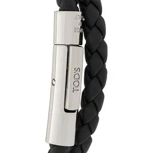 TOD'S Leather Bracelet - Black