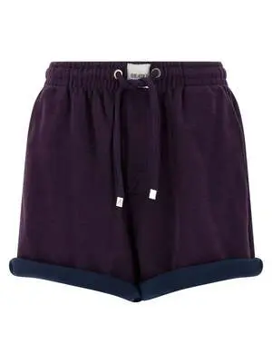 Attico Fleece Shorts - Purple