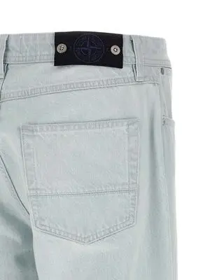 Stone Island Denim Cotton Jeans