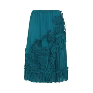 Dries Van Noten Sammy Bis Midi Skirt - Gray