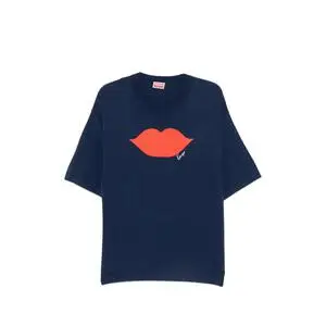 Kenzo Intarsia Knit Jumper - Blue