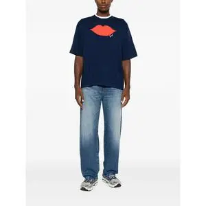 Kenzo Intarsia Knit Jumper - Blue