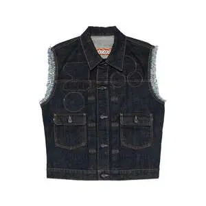 Kenzo Jackets Waistcoats & Gilets - Blue