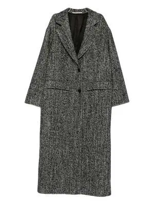 Tagliatore Wool Blend Single-breasted Coat - Multicolor