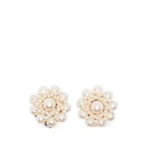 Alessandra Rich Neutrals Earrings