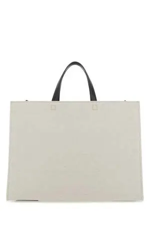 Givenchy Ivory Canvas Medium G Shopping Bag