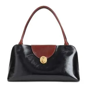 Versace Medium E/w Shoulder Bag - Black