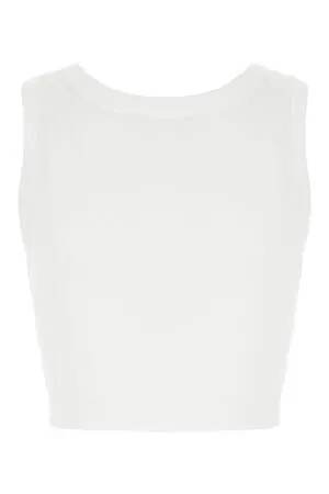 Dolce & Gabbana Ribbed Logo Tank Top - Multicolor